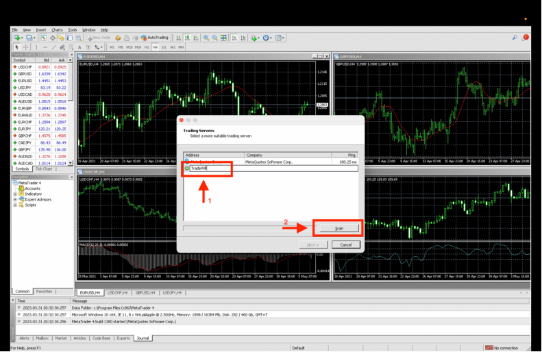 How to log into MT4 PC with Trade W MT4 Account – Help center