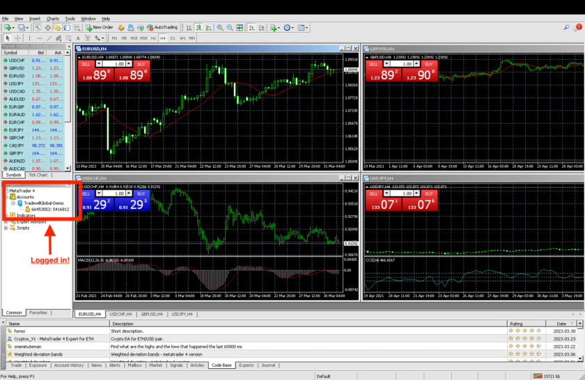 How to log into MT4 PC with Trade W MT4 Account – Help center