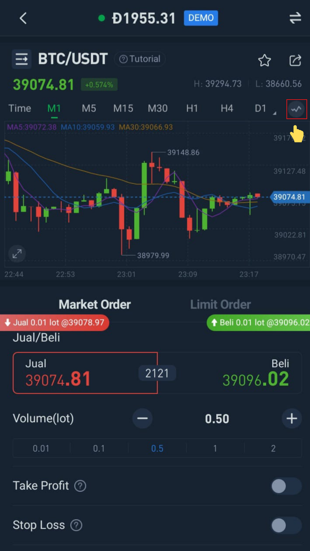 Bagaimana Cara Mengubah Tampilan Candle di TradeWill? – Pusat Bantuan